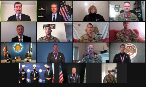 Governor Newsom Honors Public Safety Officers and Service Members with ...
