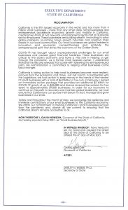Governor Newsom Issues Proclamation Declaring Small Business Month 2021 ...
