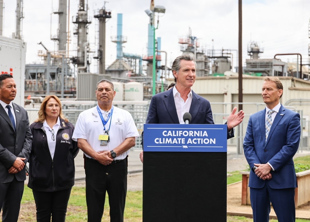 At Former Petroleum Refinery, Governor Newsom Showcases California’s ...