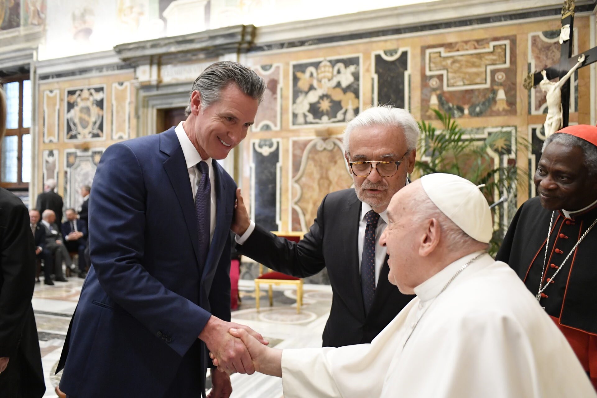 Governor Newsom joins Pope Francis at the Vatican, calls for climate ...