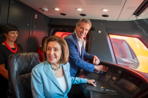 Governor Newsom and new High-Speed Rail CEO celebrate Caltrain’s ...