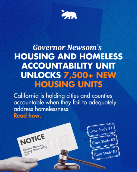 Governor Newsom’s housing and homeless accountability unit unlocks ...