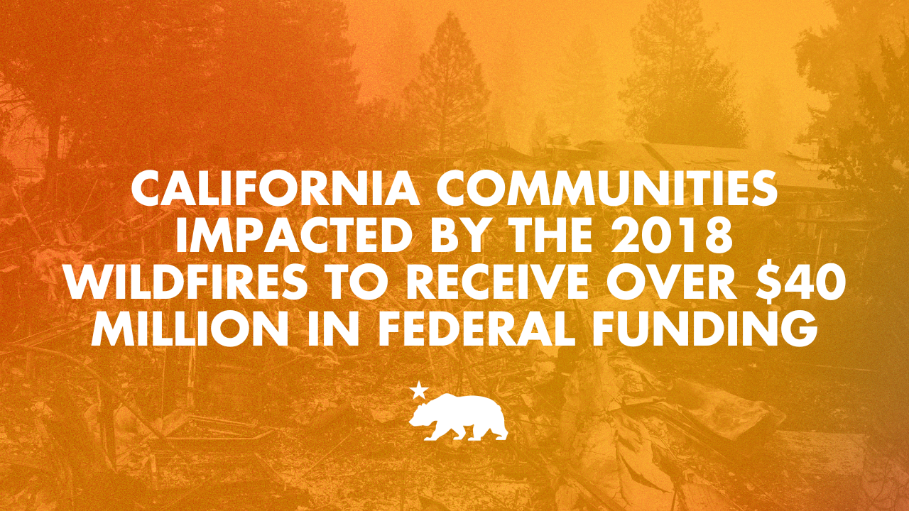 California communities impacted by the 2018 wildfires to receive over ...