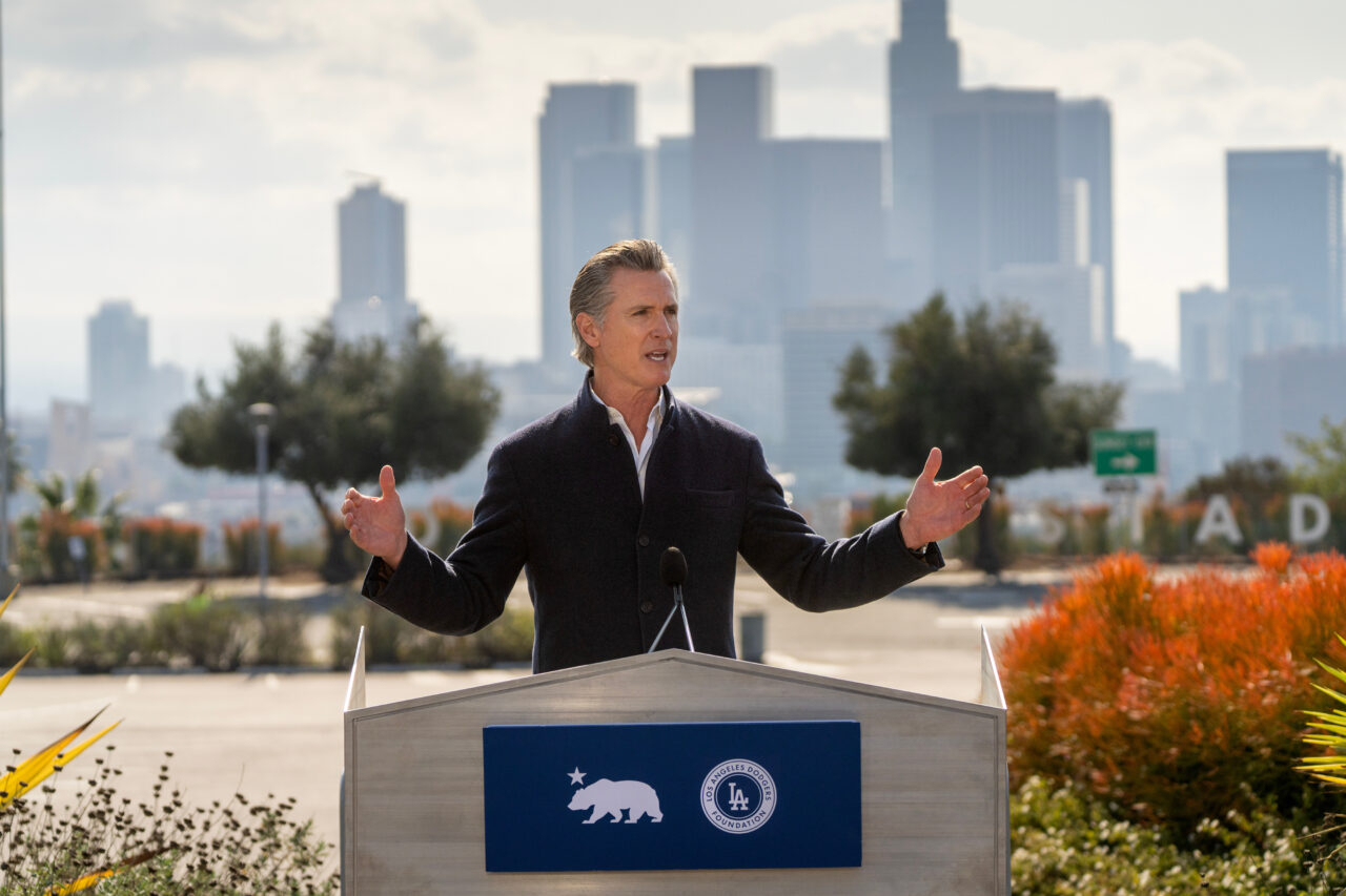 Governor Newsom announces LA Rises, a private-sector initiative led by Mark Walter, Earvin ...