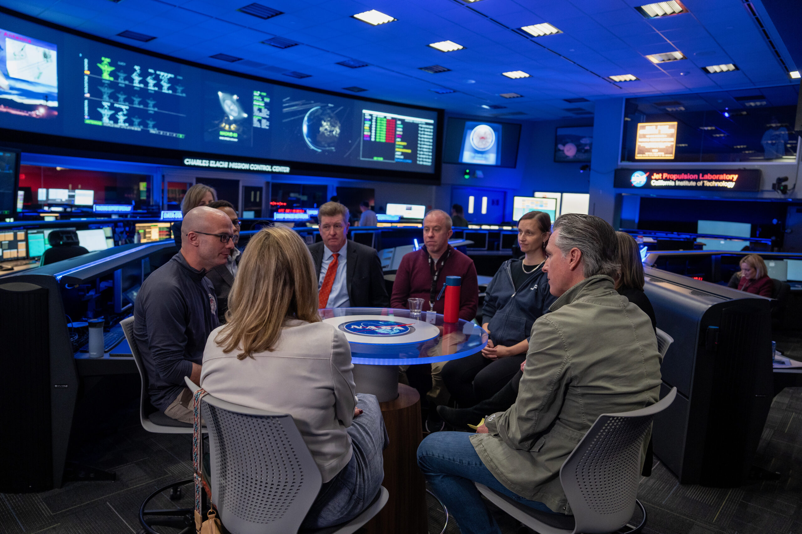 Governor Newsom meets with NASA JPL workers, small business owners ...