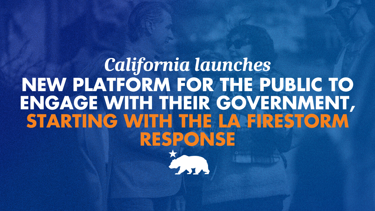 California to launch first-in-the-nation digital democracy effort to ...