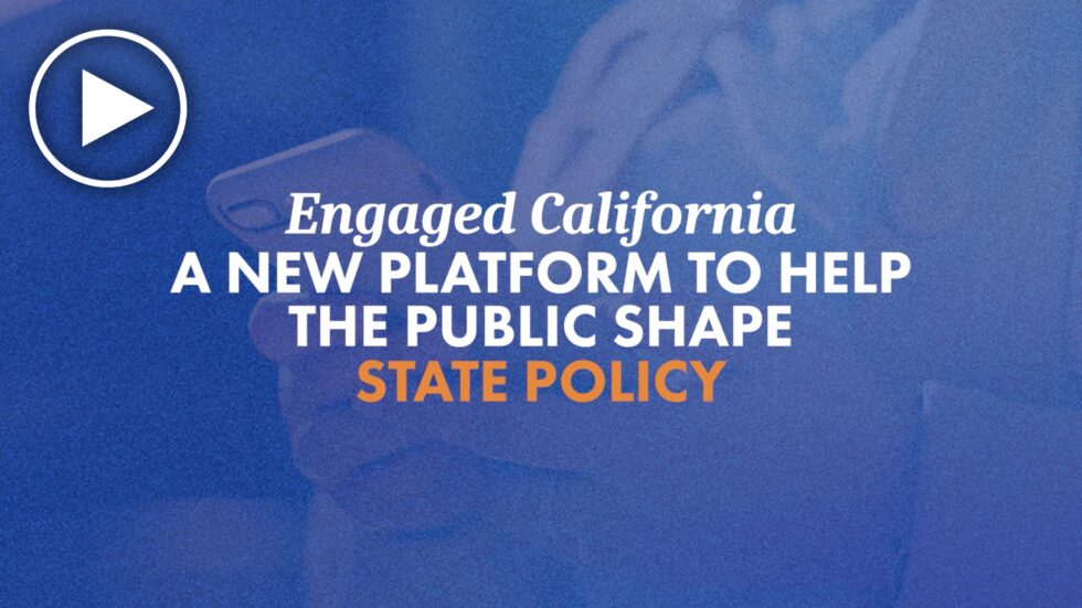 California to launch first-in-the-nation digital democracy effort to improve public engagement ...
