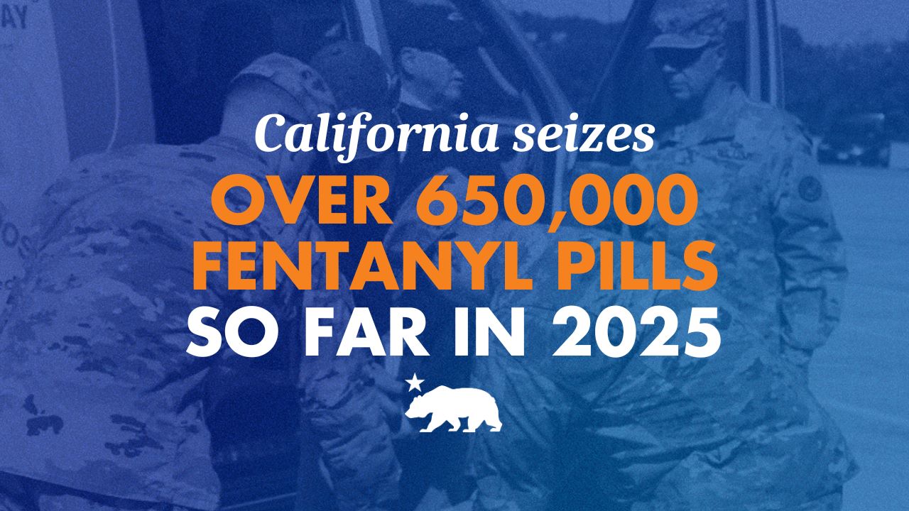 California seizes over 650,000 fentanyl pills so far in 2025 | Governor ...