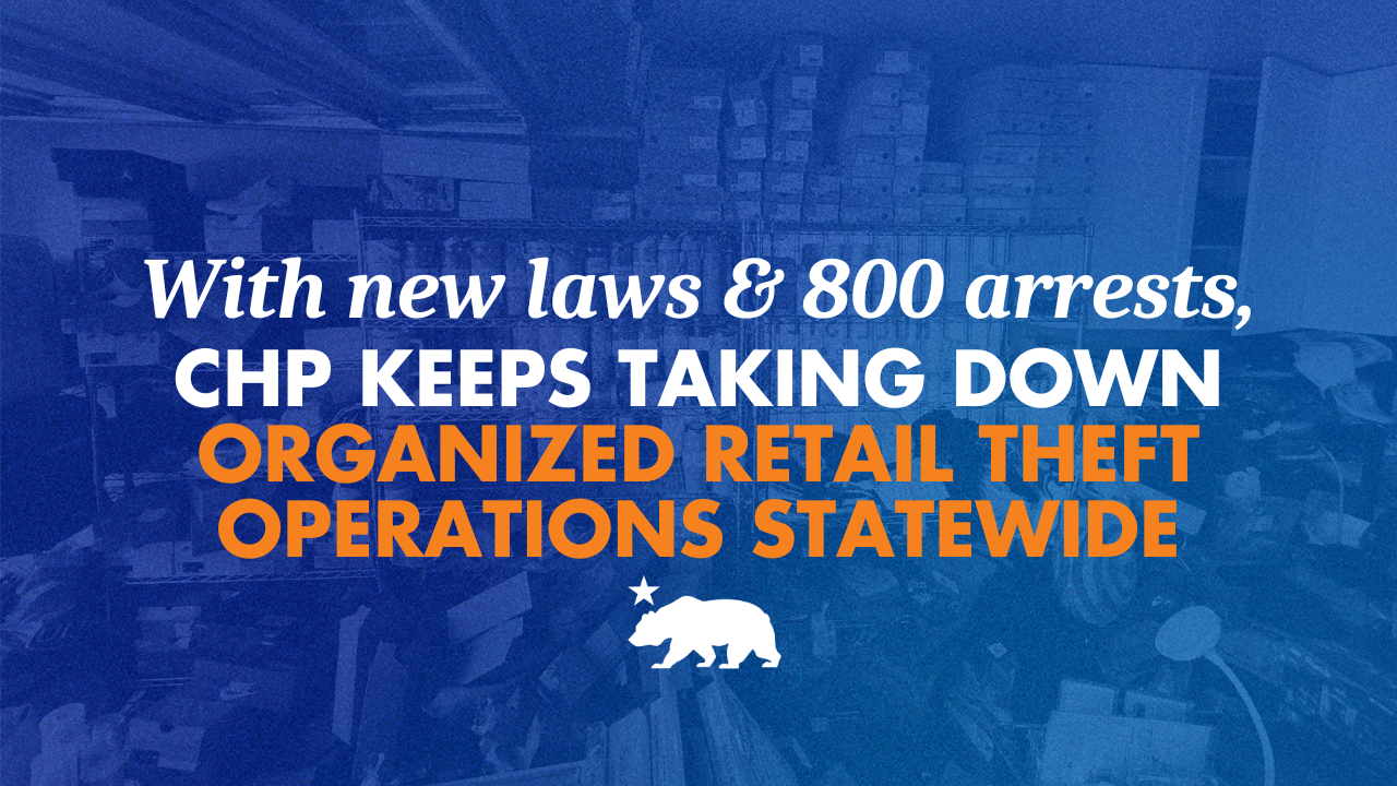 With new laws and 800 new arrests, CHP keeps taking down organized ...