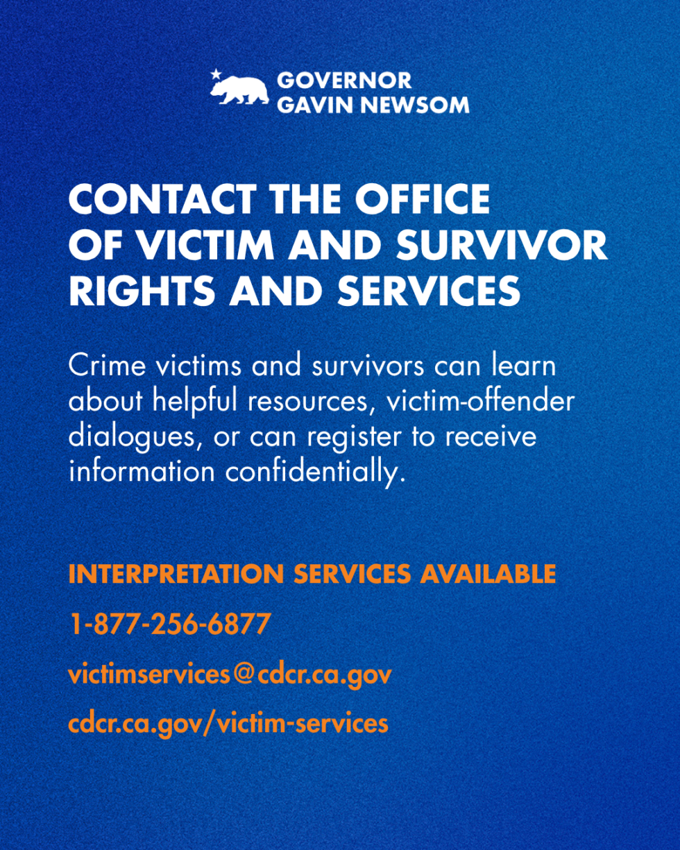 Governor Newsom honors crime victims during National Crime Victims ...